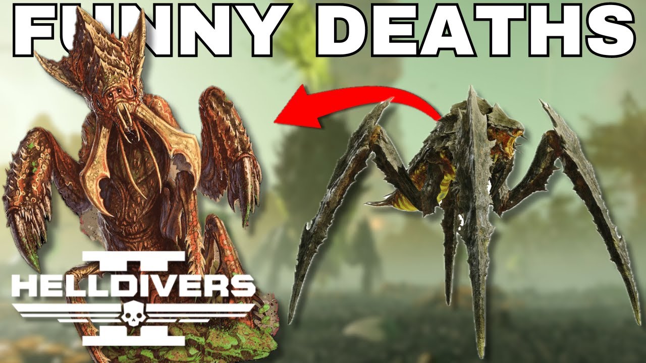 Helldivers 2 Funniest Death Moments Youtube