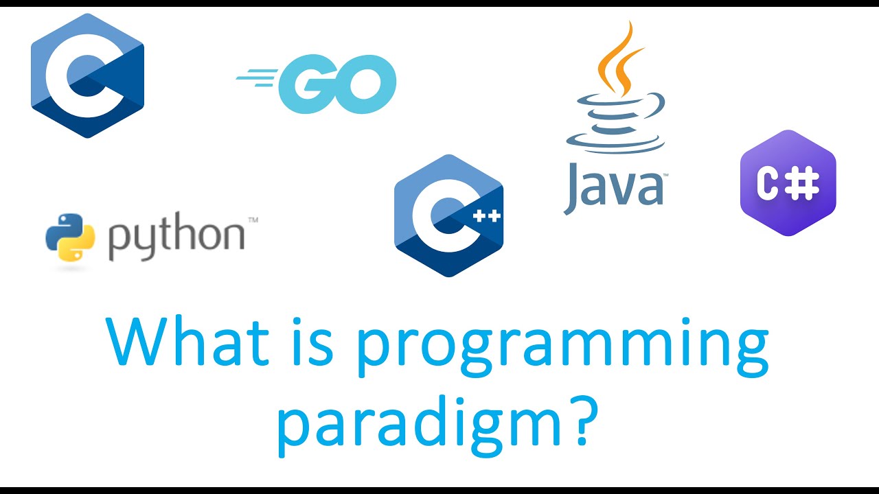 What Is Programming Paradigm Youtube