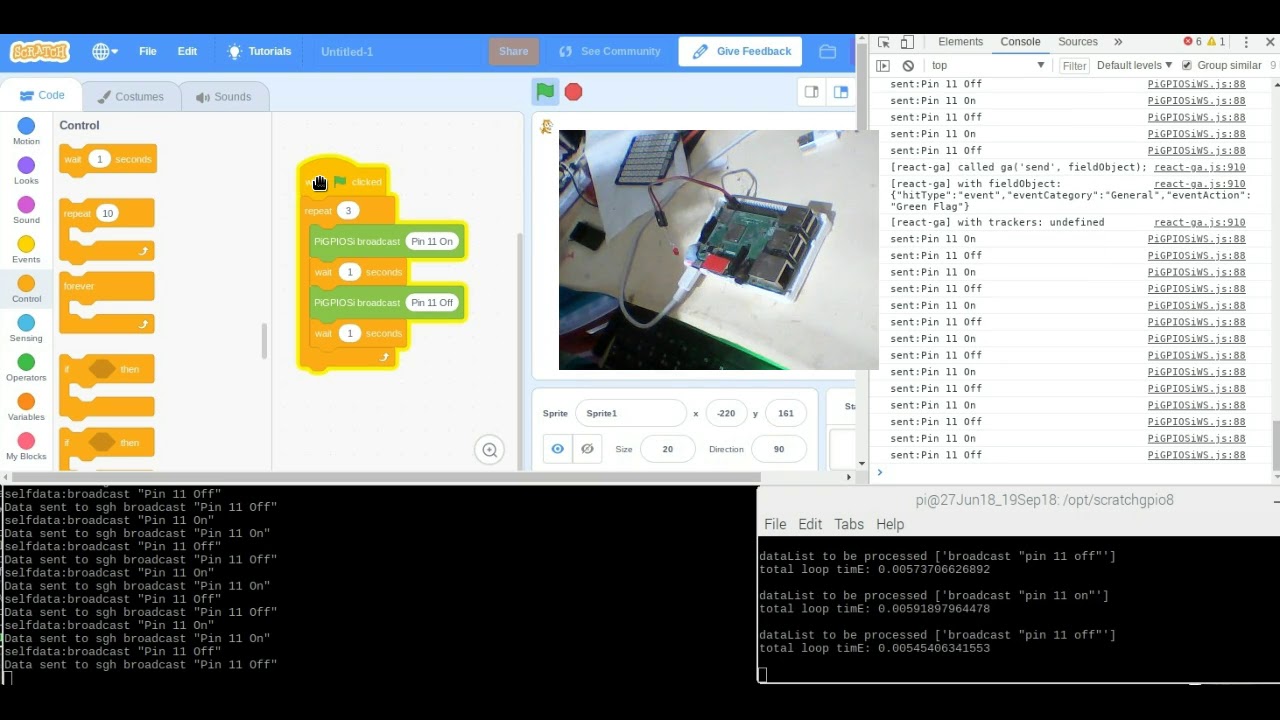 Scratch 3 Sheeptester Extension Using Secure Websockets Youtube