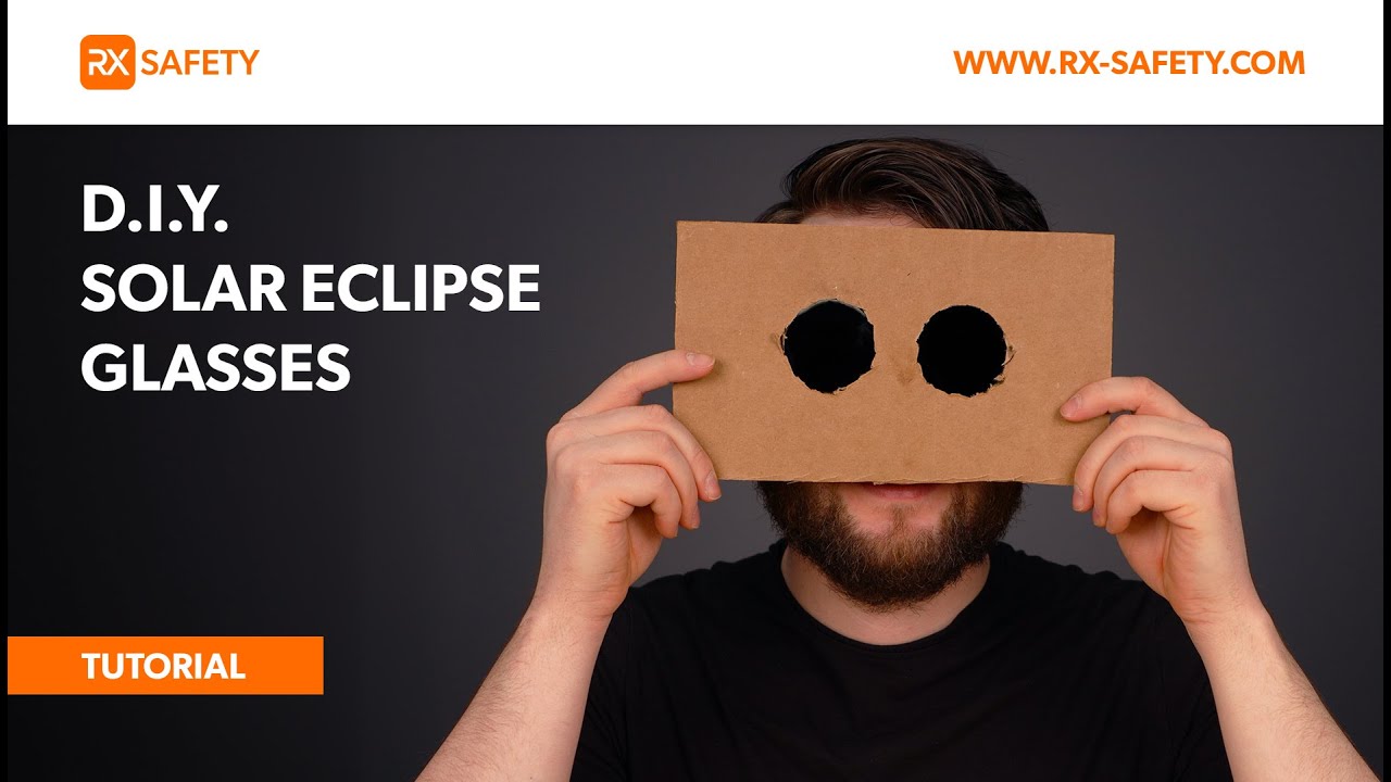 How To Make Diy Solar Eclipse Glasses Rx Safety Youtube