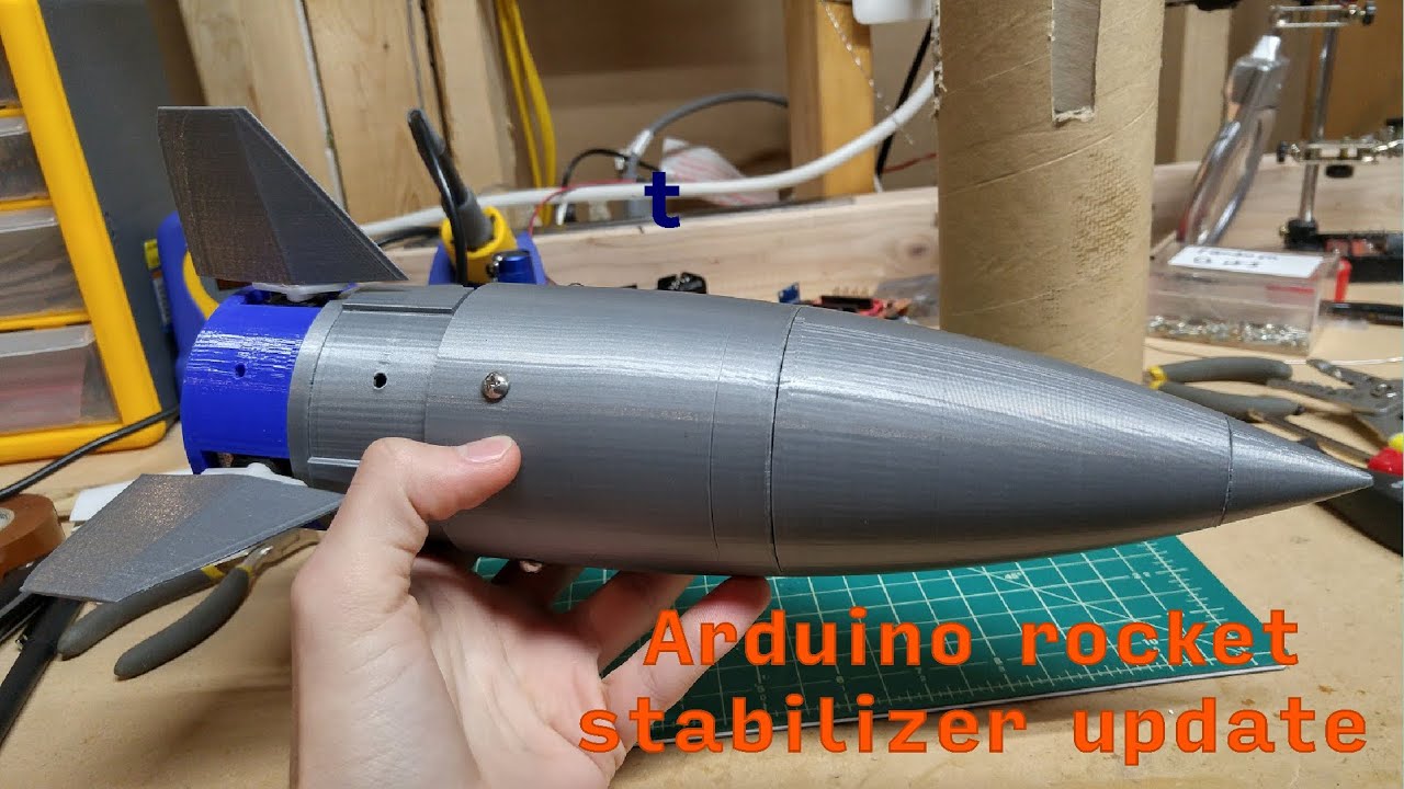 Arduino Active Rocket Stabilization System Update Mid 2016 Youtube