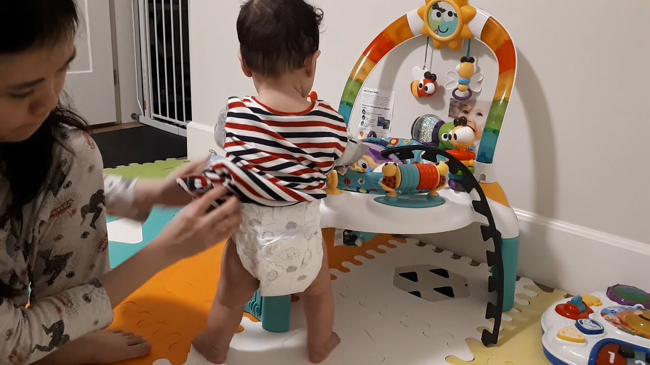Diaper Change While Baby Is Standing Youtube