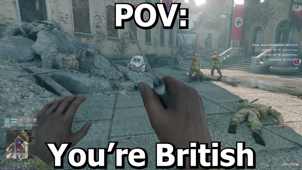Pov You Re British Enlisted Meme Youtube