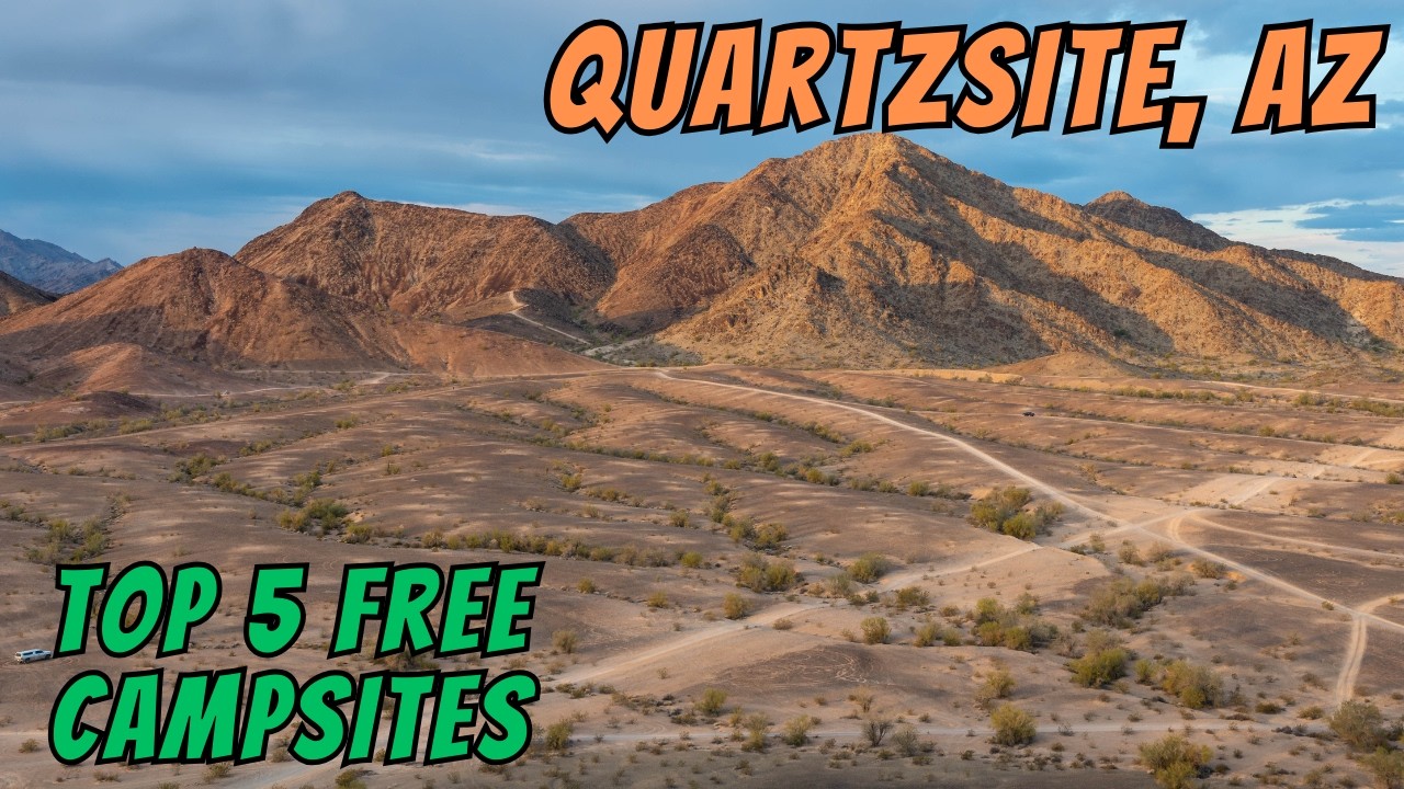 Top 5 Free Campgrounds In Quartzsite Az Youtube