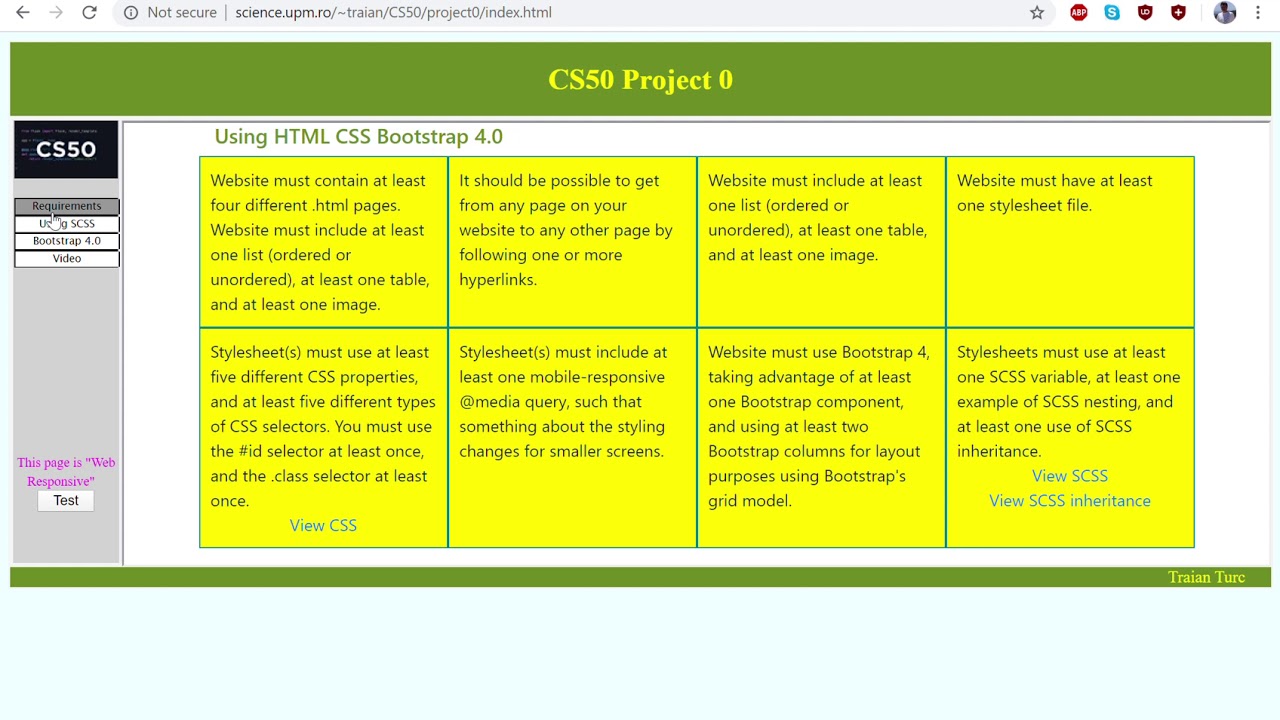 Cs50 Project0 Youtube
