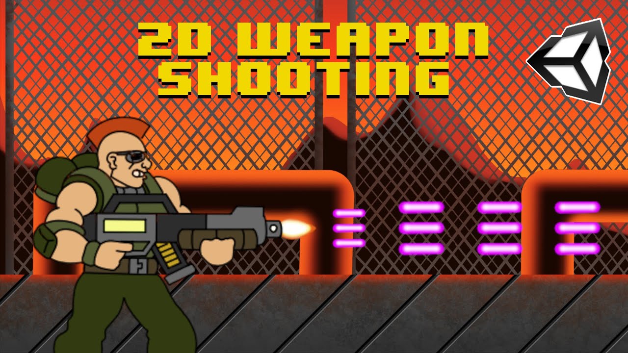 2d Weapon Shooting Unity Youtube