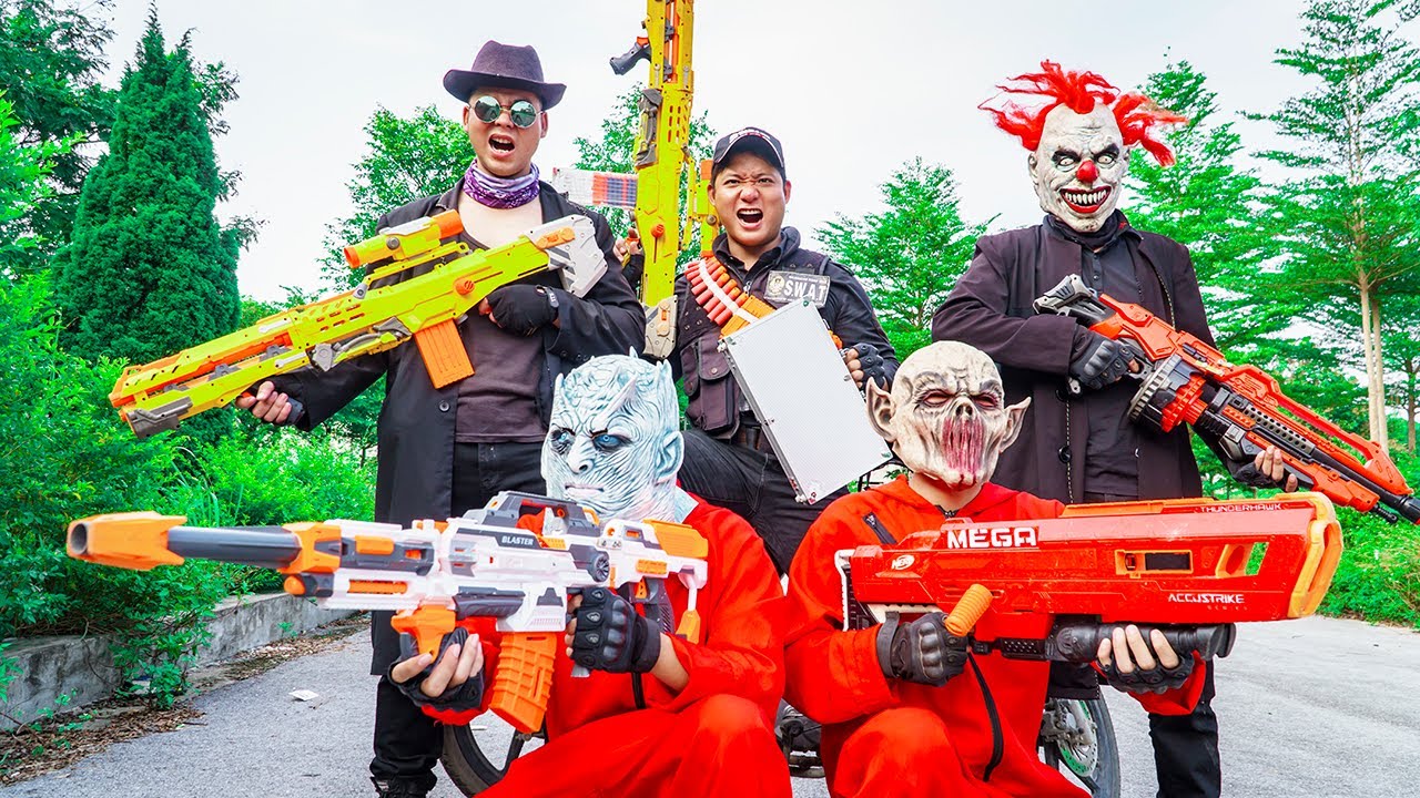 Nerf War Swat Attack General End Game Youtube
