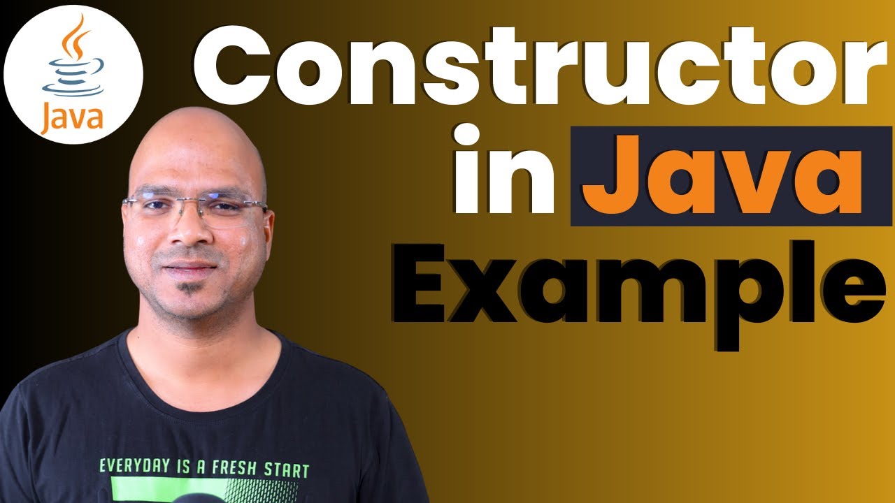 4 3 Java Tutorial Constructor Example Youtube