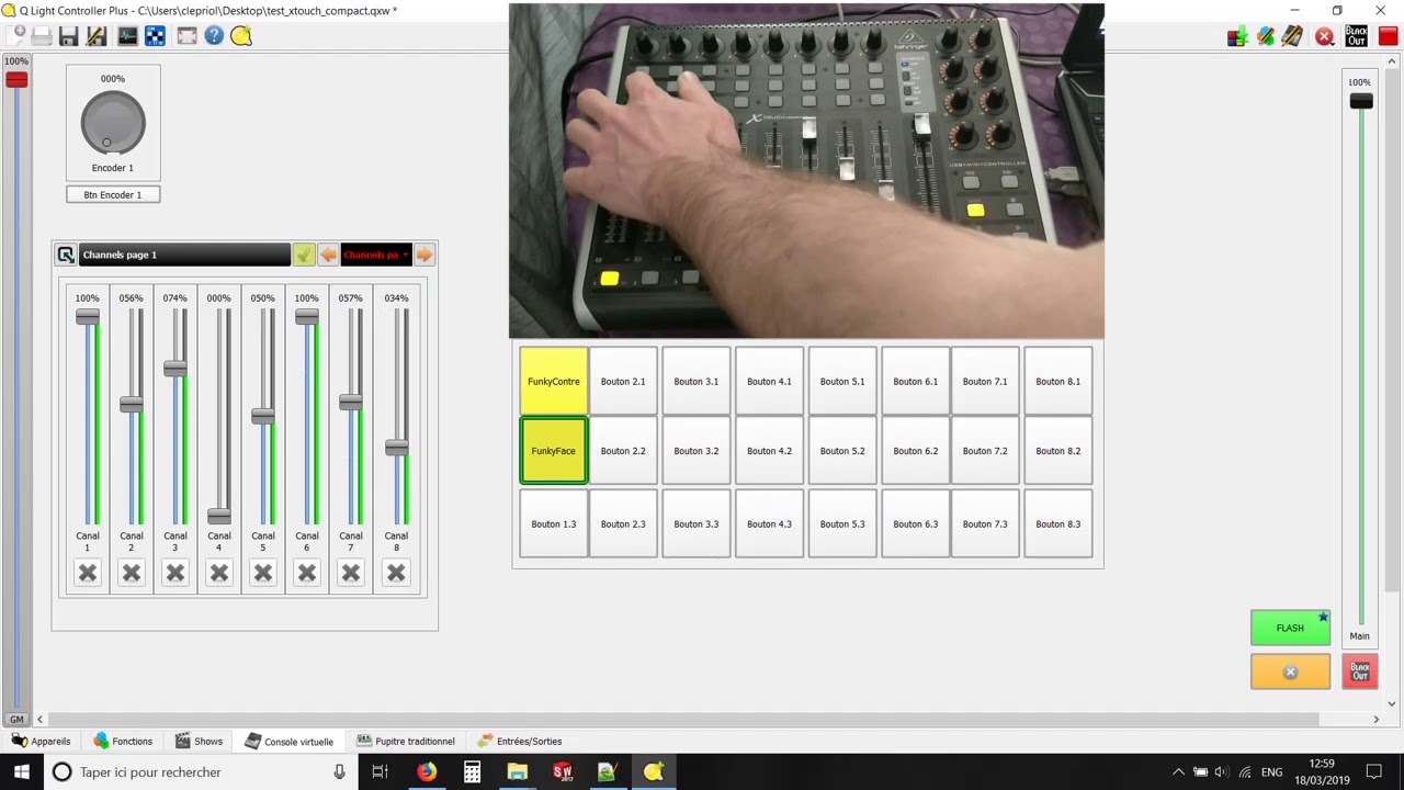 Qlc With X Touch Compact Youtube