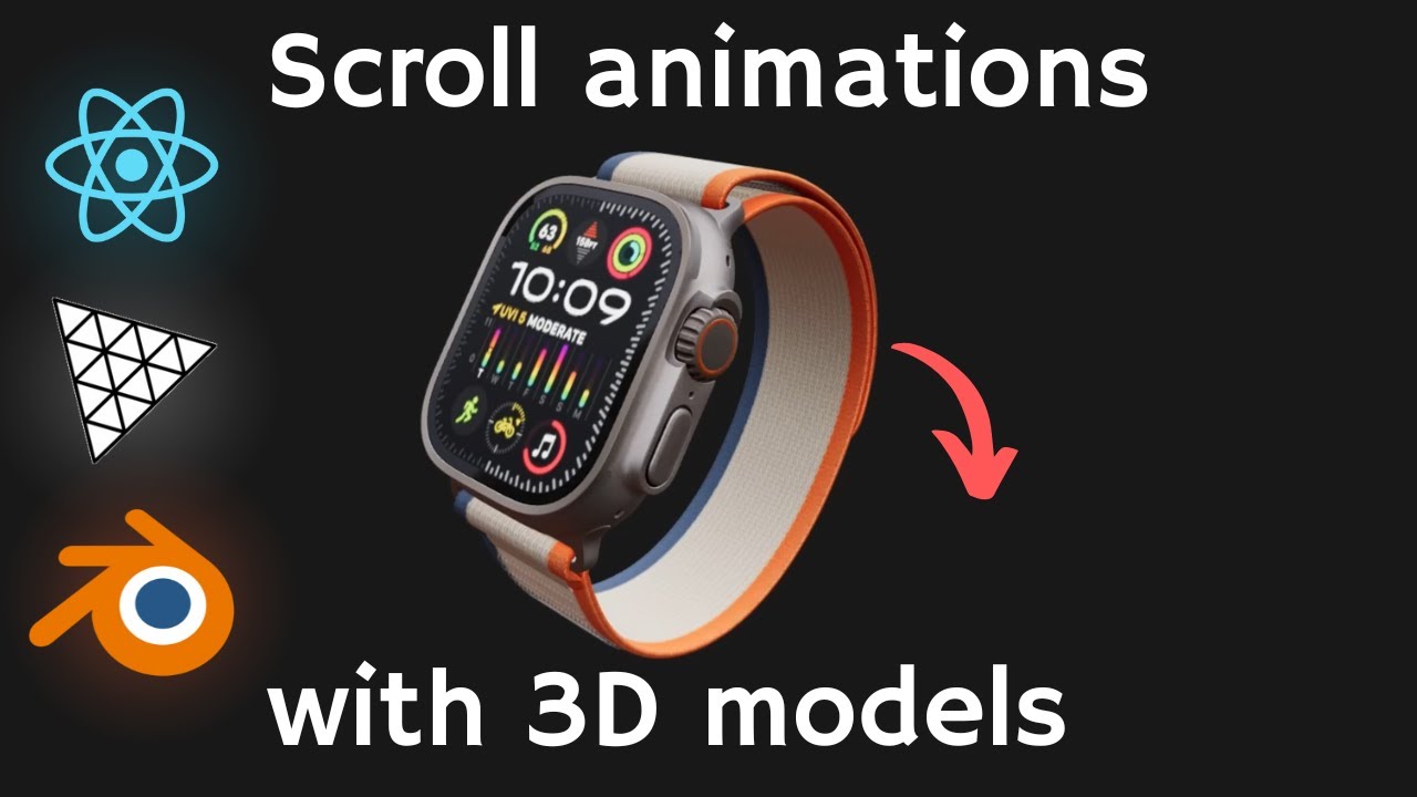 Tutorial For 3d Model Scroll Animation In Website React Three Js