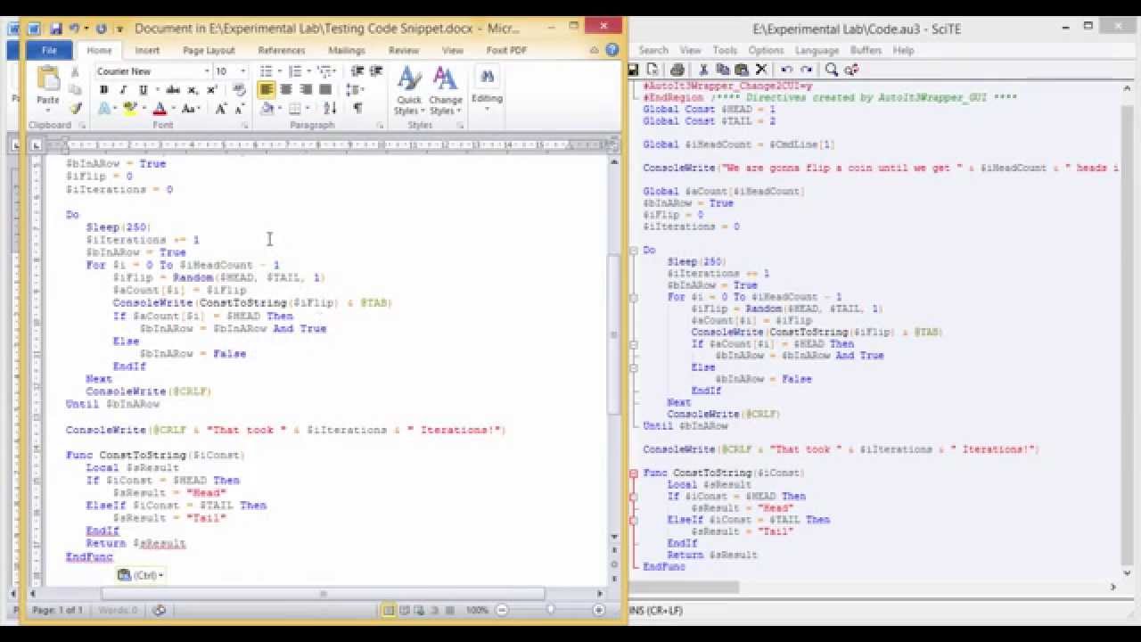 Microsoft Word Insert Code Snippet Opmbros