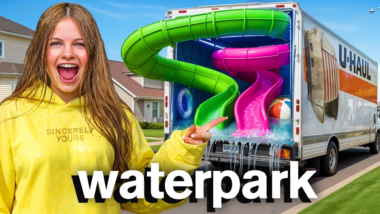 I Built A Waterpark In A Truck Youtube