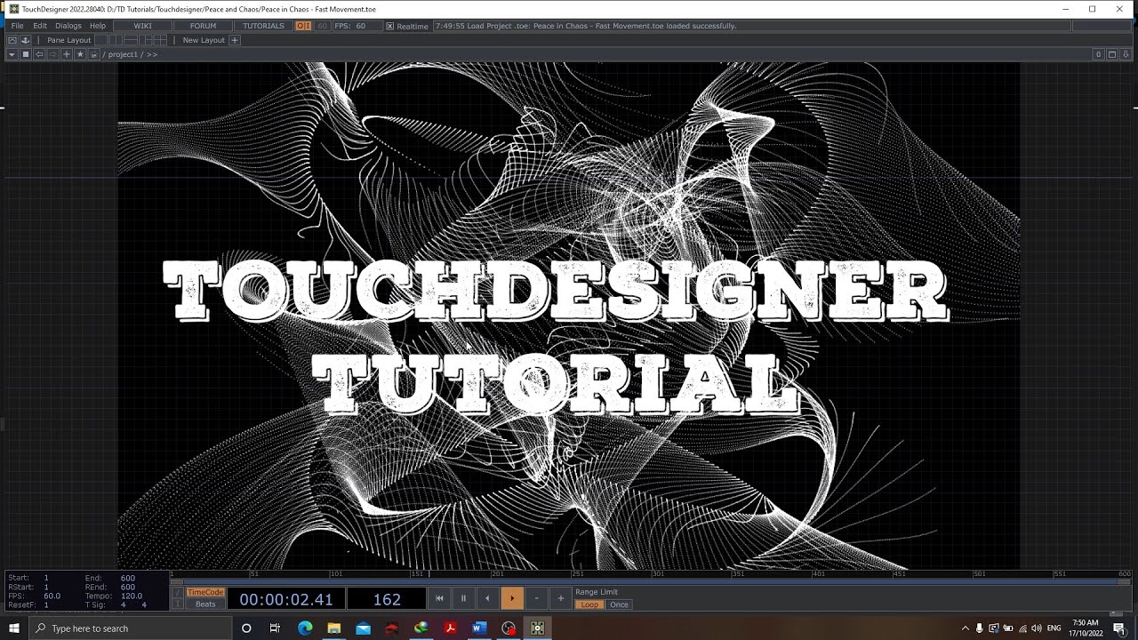 Flawless Particle Growth Touchdesigner Tutorial Youtube