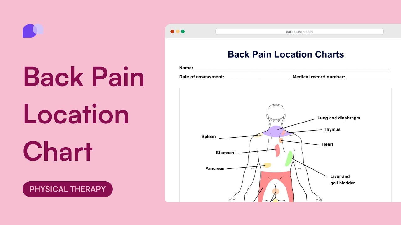 Pinpoint Your Pain A Location Chart To Decode Lower Back Pain