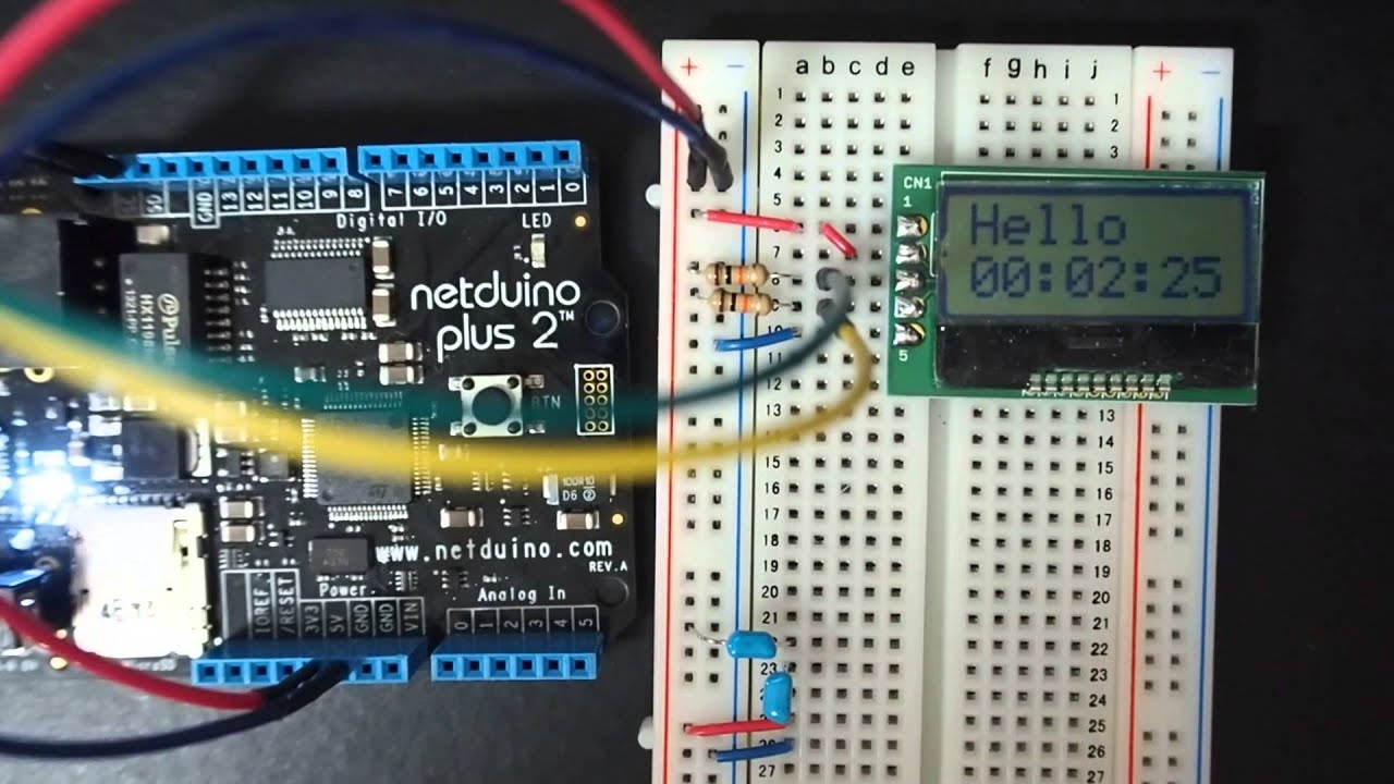 Netduino Plus 2 Lcd Youtube