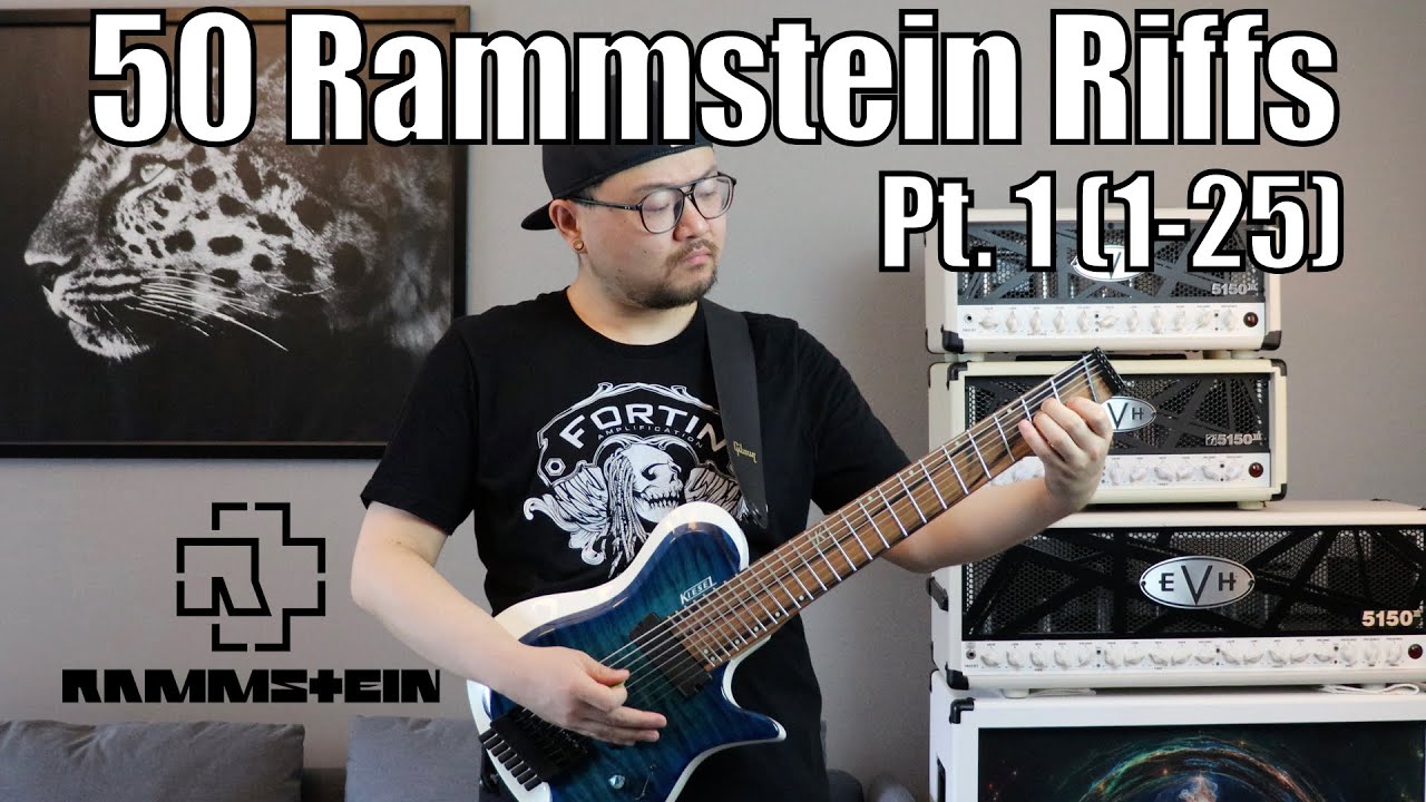 50 Iconic Riffs Pt 1 Rammstein Pei G 1995 2023 Richard Kruspe
