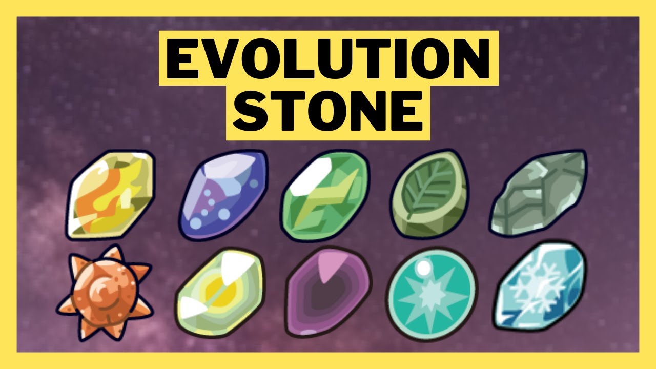 Pokemon Evolution Stones Youtube