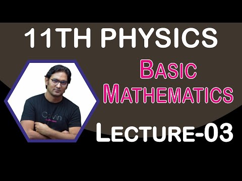 11 Th Basic Math Lect 3 Youtube