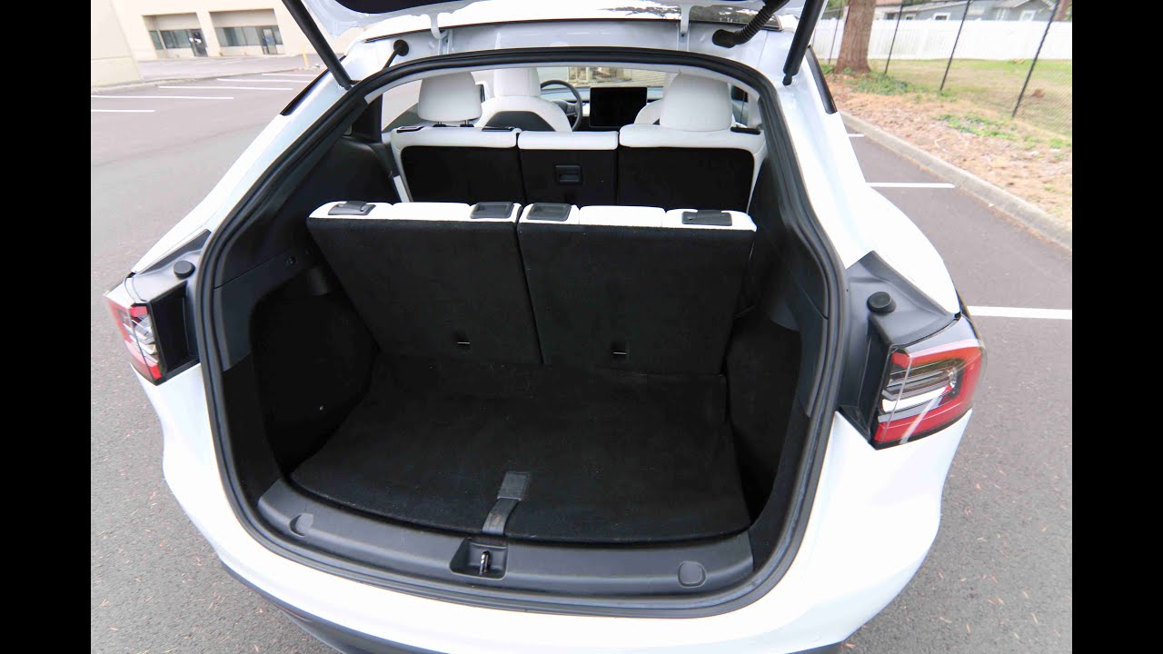 2021 Tesla Model Y Long Range With Third Row Seating Youtube