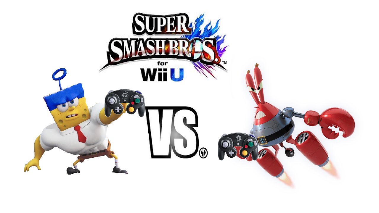 Spongebob Vs Mr Krabs Ssb4 Youtube