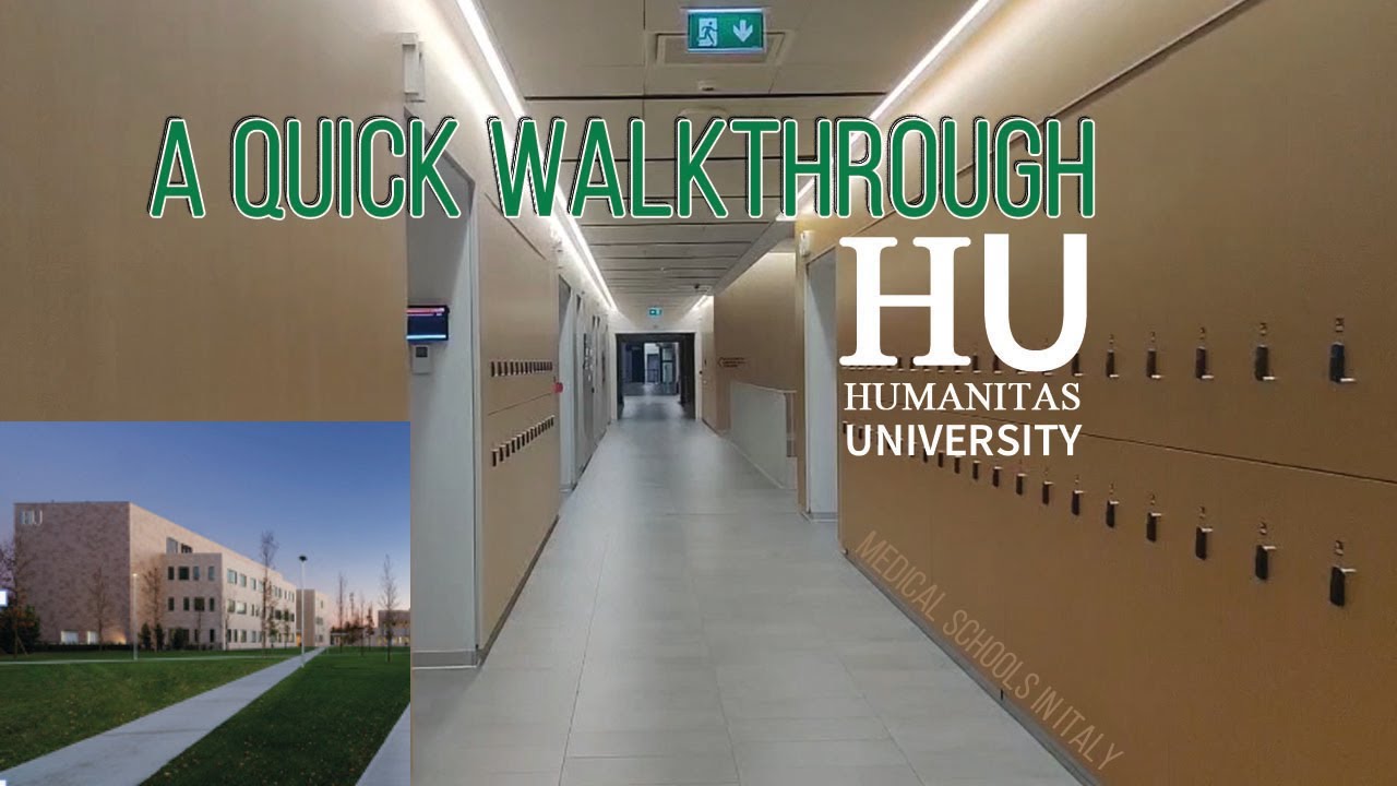 A Quick Walkthrough Humanitas University Medical School Tour Youtube