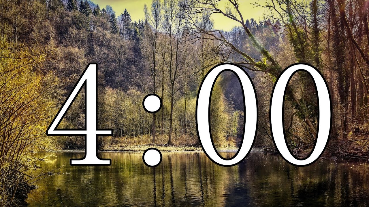 4 Minute Timer Calm Ambient Music Youtube