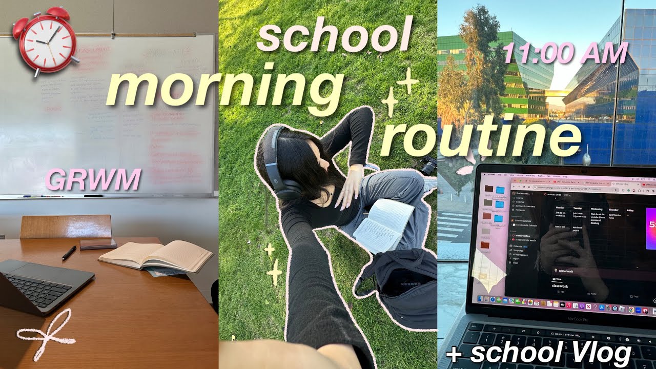 Grwm School Morning Routine Junior Year 笙 Youtube
