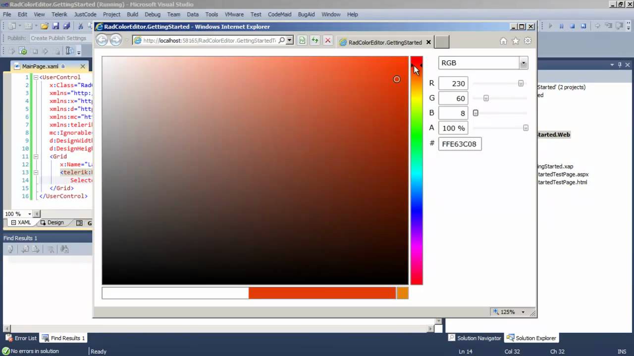 Coloreditor Part 1 Getting Started Silverlight Wpf Youtube