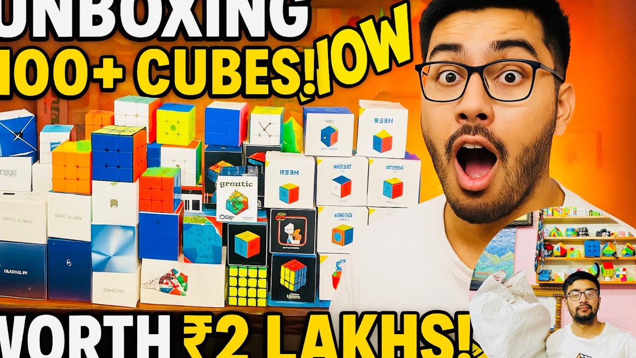 Unboxing Gone Crazy Nepal S Biggest Cube Collection Revealed Biggest