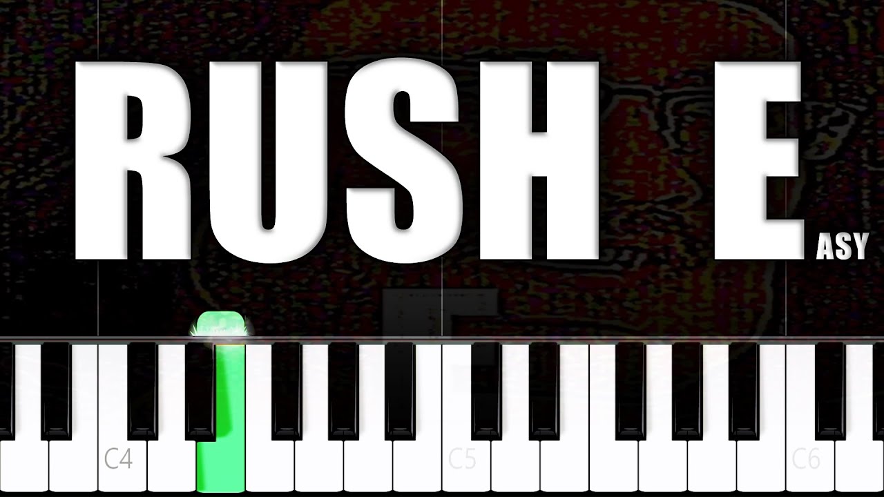 Rush E Piano Tutorial Chords Chordify