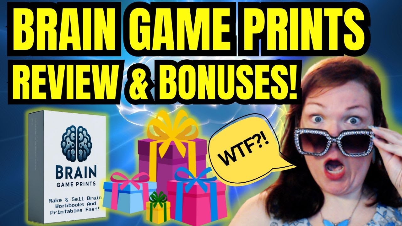 Brain Game Prints Review And Bonuses Youtube