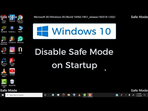 Disable Safe Mode - YouTube