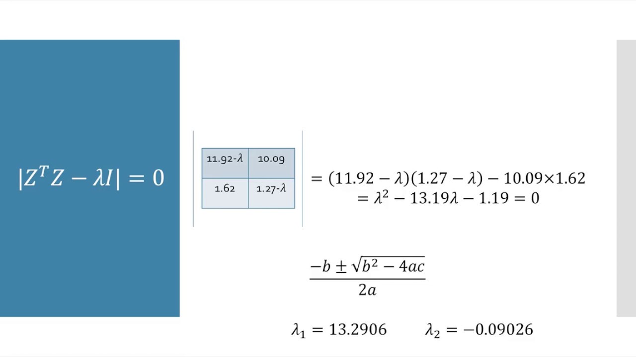 Pca Lecture Youtube