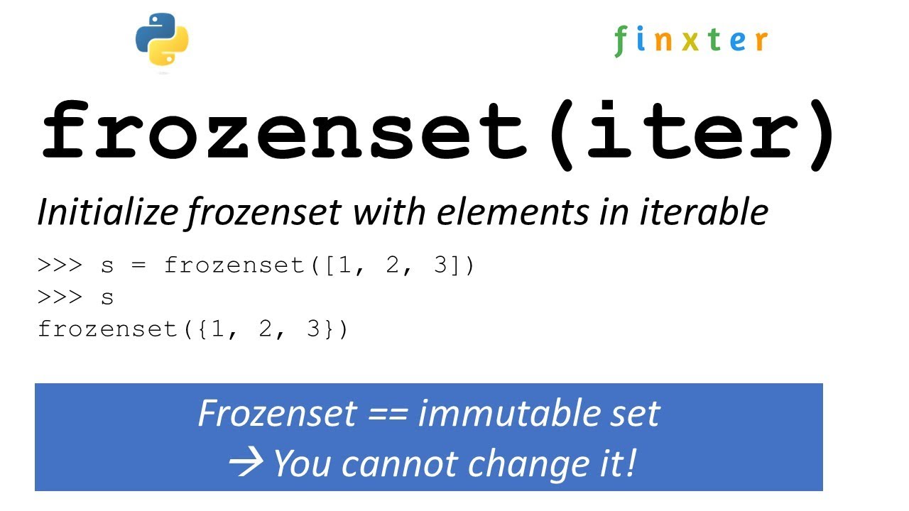 Python Frozenset Function A Simple Guide Youtube
