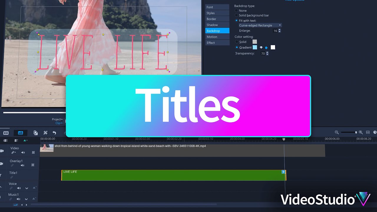 Title Editing In Videostudio From Basic Options To Animated Titles