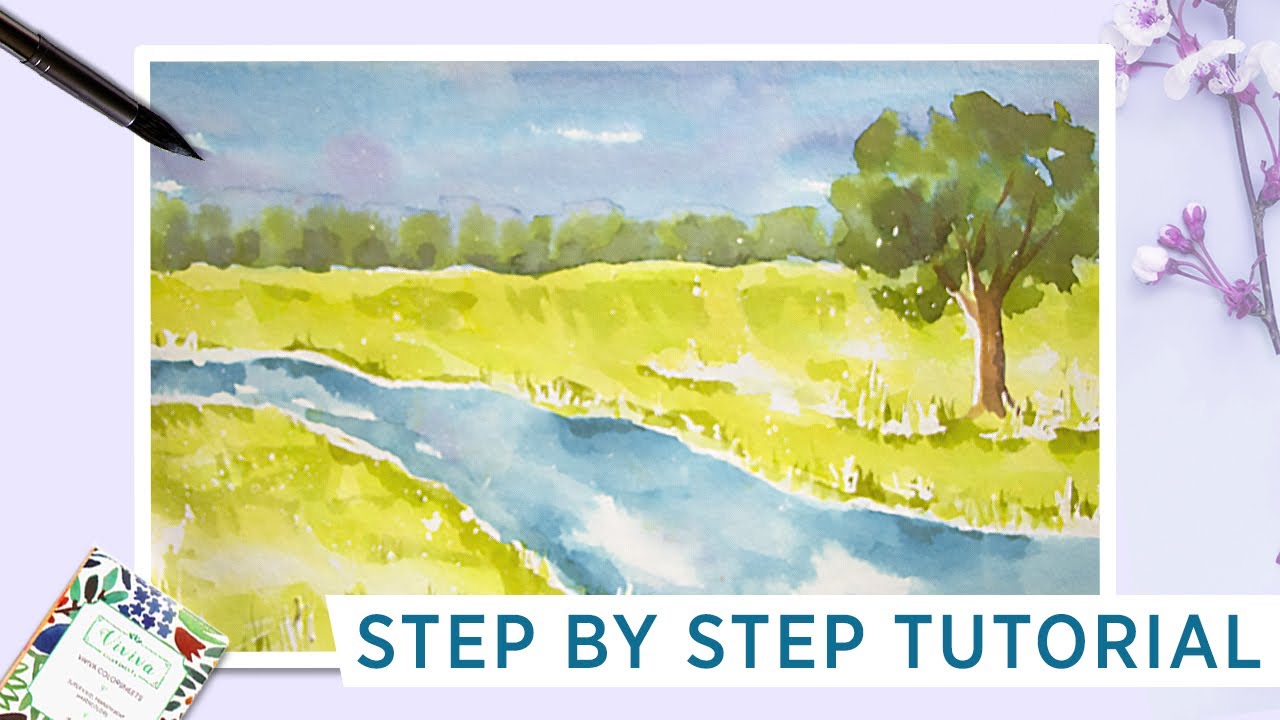 Watercolor Landscape Tutorials