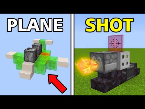 Minecraft 20 Mini Redstone Build Hacks Easy Youtube
