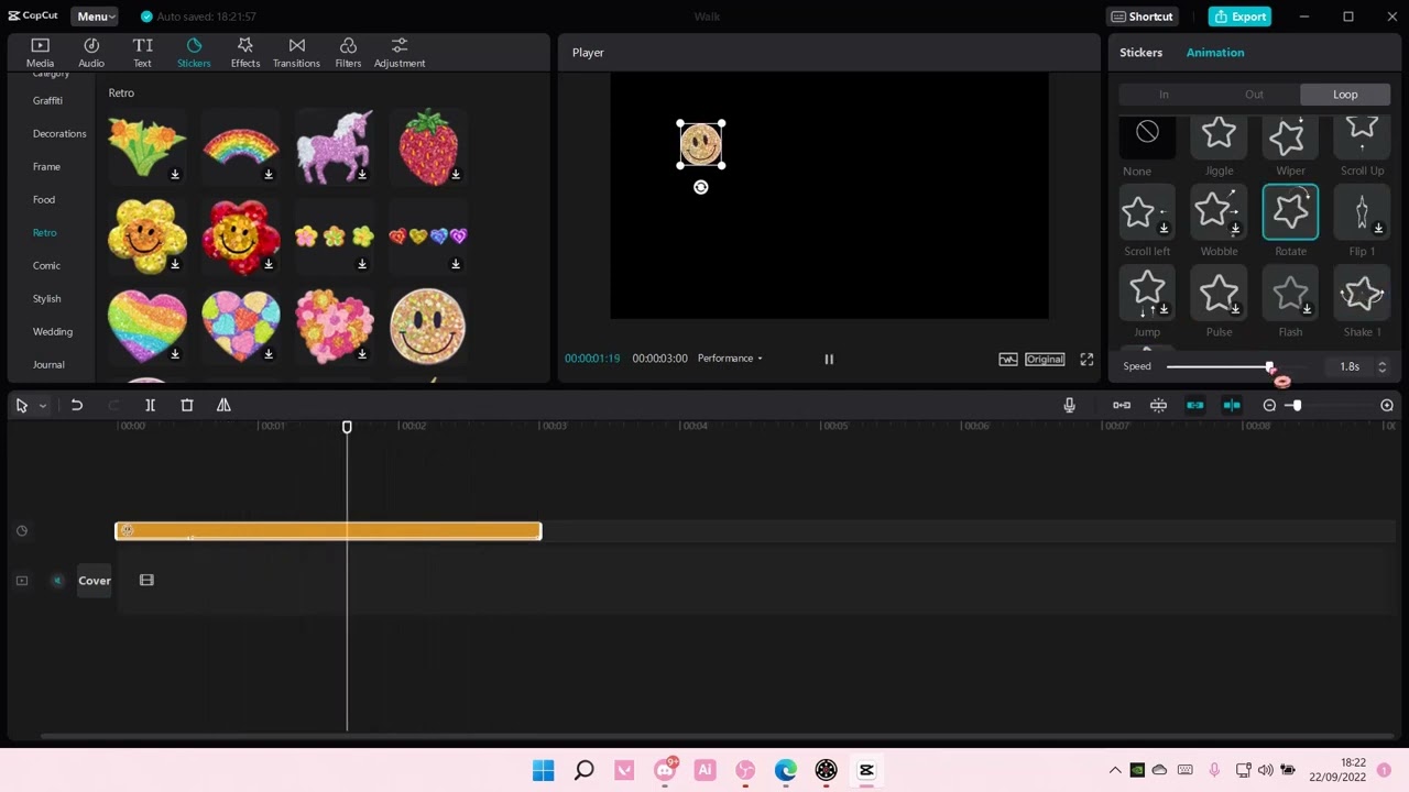 How To Animate Stickers On Capcut Pc Youtube