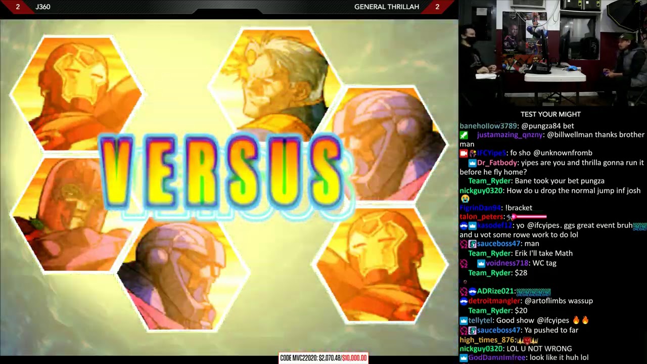 Mvc2 Test Your Might General Thrillah Vs J360 Ft10 4k 60fps Youtube