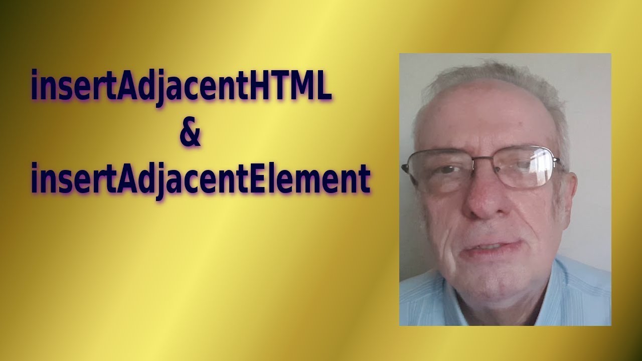 Insertadjacenthtml Youtube