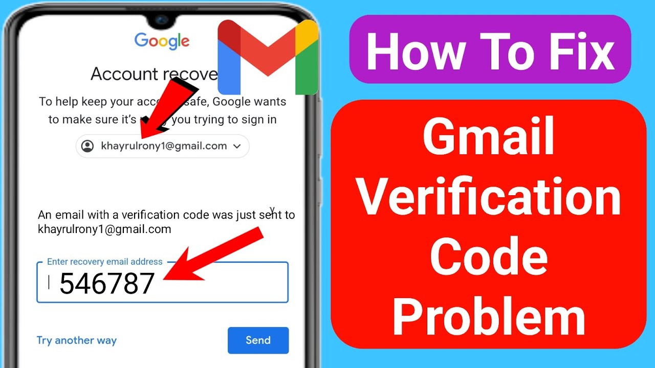 Fix Gmail Verification Code Problem 2024 Gmail Verification Code