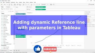 Tableau Dynamic Reference Lines With Parameters Tableaututorial