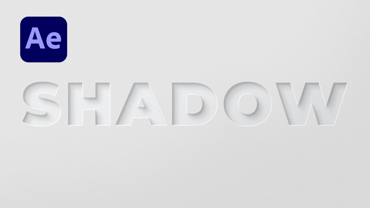 After Effects Recessed Inner Shadow Tutorial Youtube