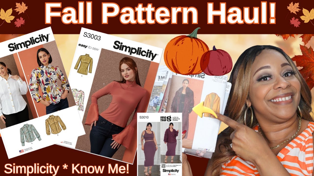 Fall Pattern Haul Patterns To Help My Fall Wardrobe Youtube