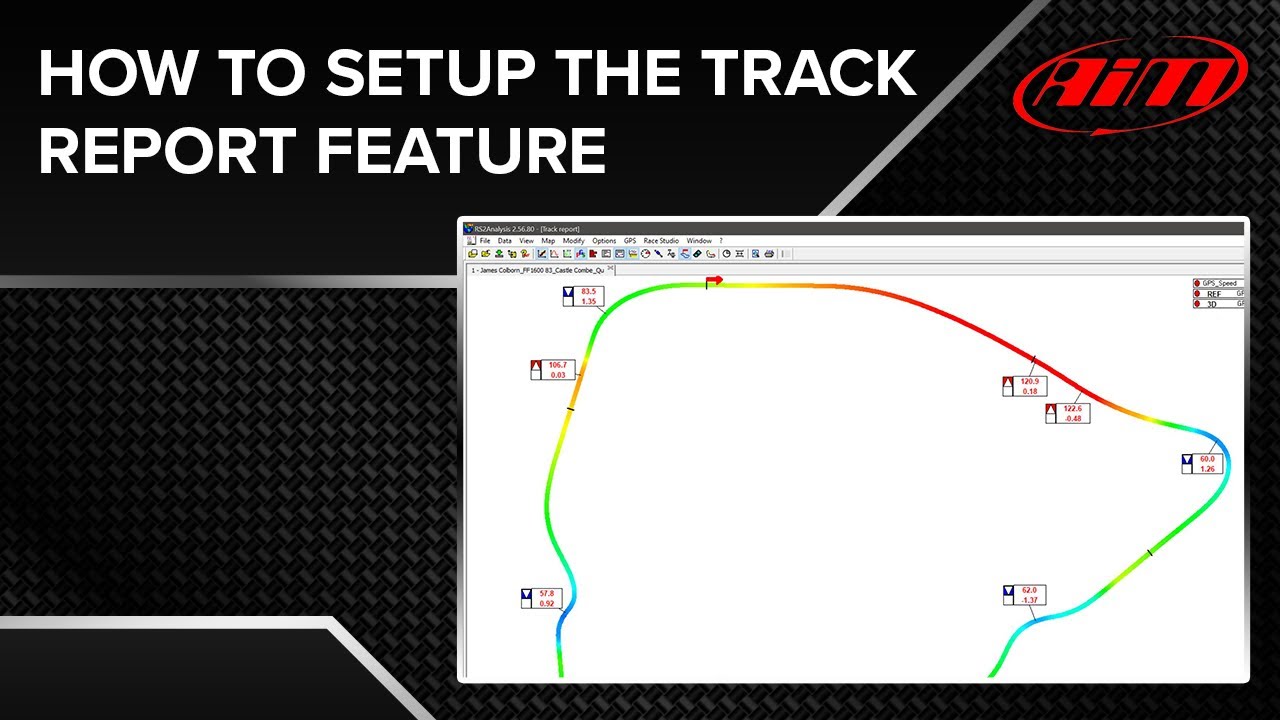 Aim Race Studio Analysis Track Report Feature Youtube