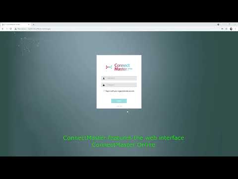 Connectmaster Overview Of Main Functionalities Youtube