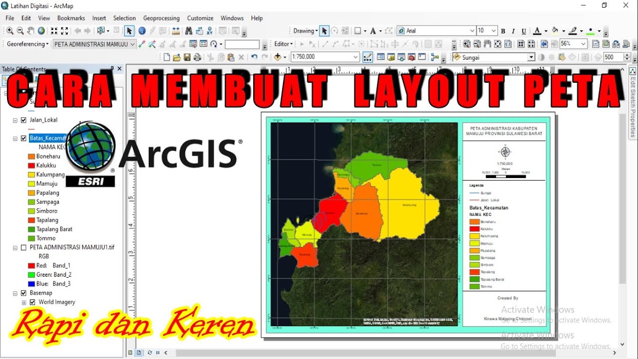 Dpwh Arcgis Map Layout