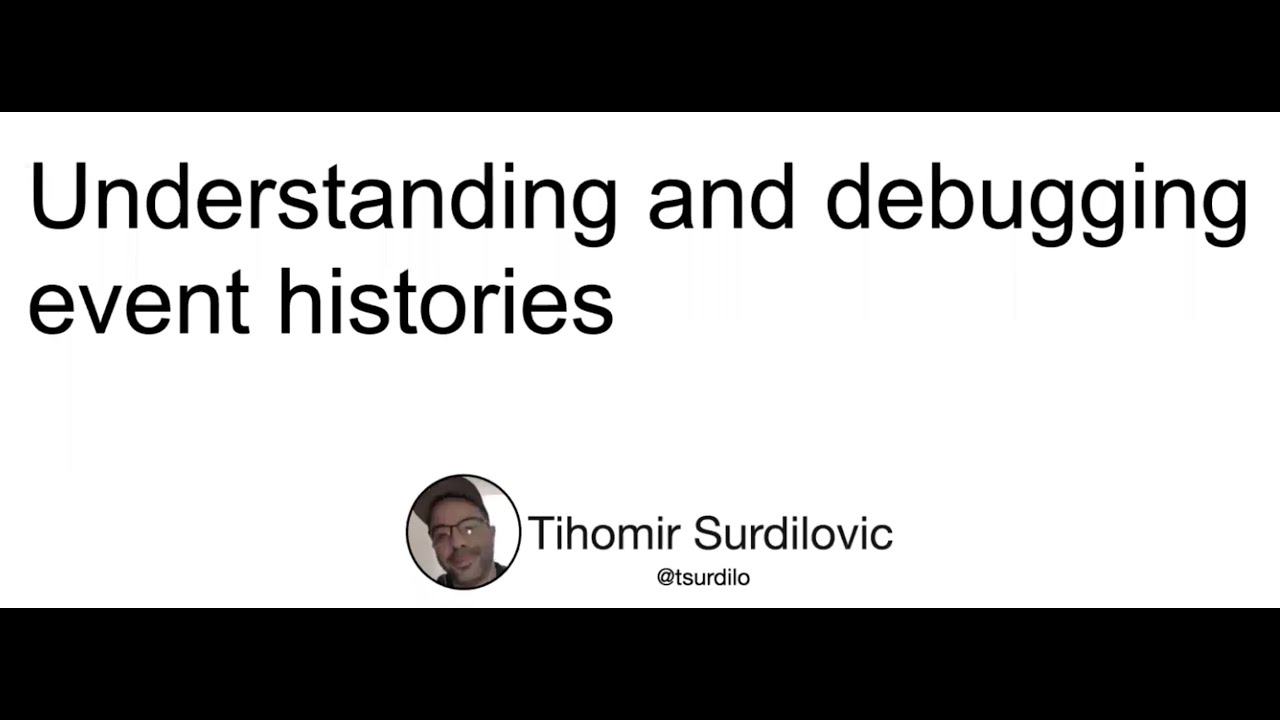 Temporal Understanding Workflow Event Histories Workshop Part 1