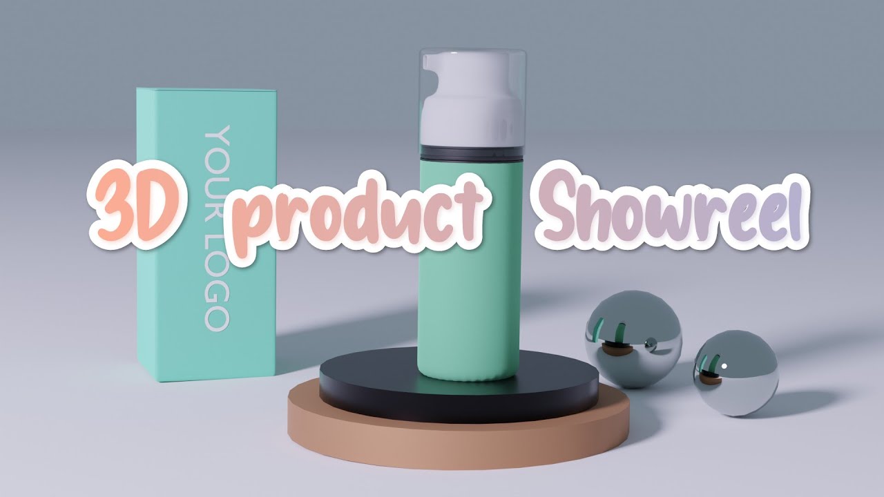 3d Product Showreel Blender Rendering Youtube