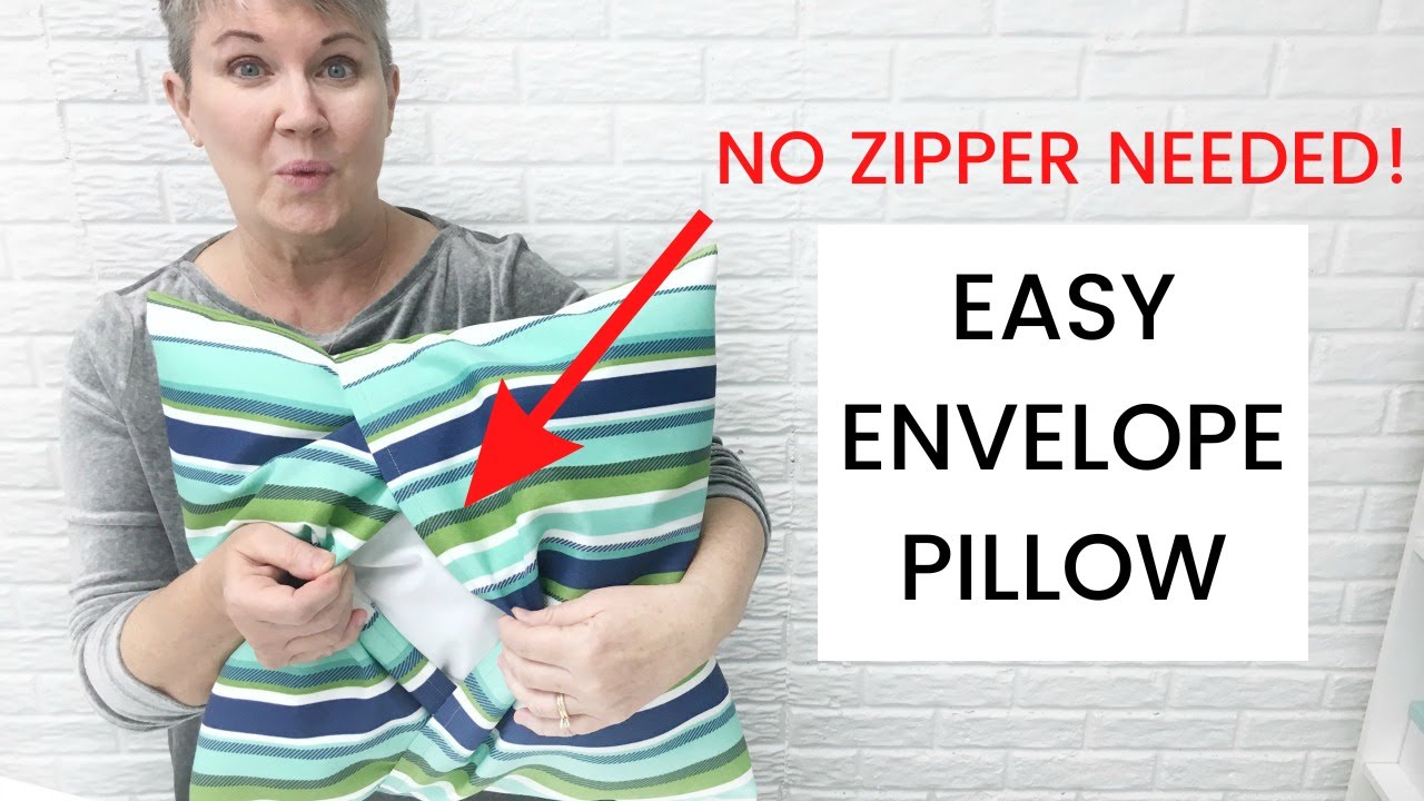 Envelope Pillow Cover Tutorial Fast And Easy Sewing Project Youtube